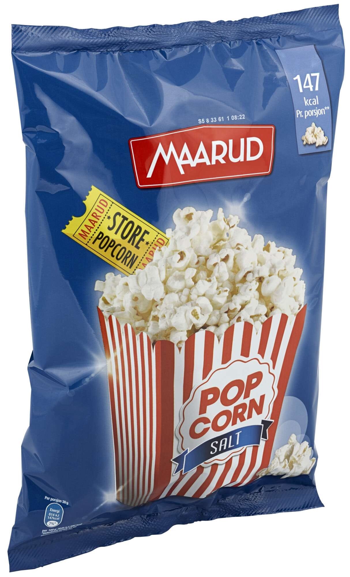 Popcorn poppet salt 75g - Kjøpmannen På Nett