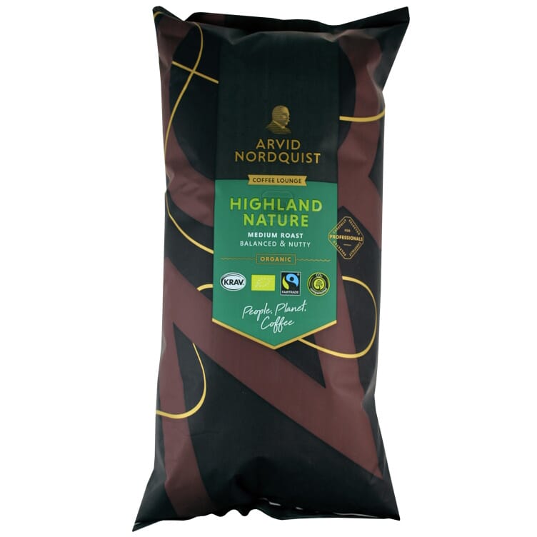 Kaffe highland nature mal 1kg - Kjøpmannen På Nett