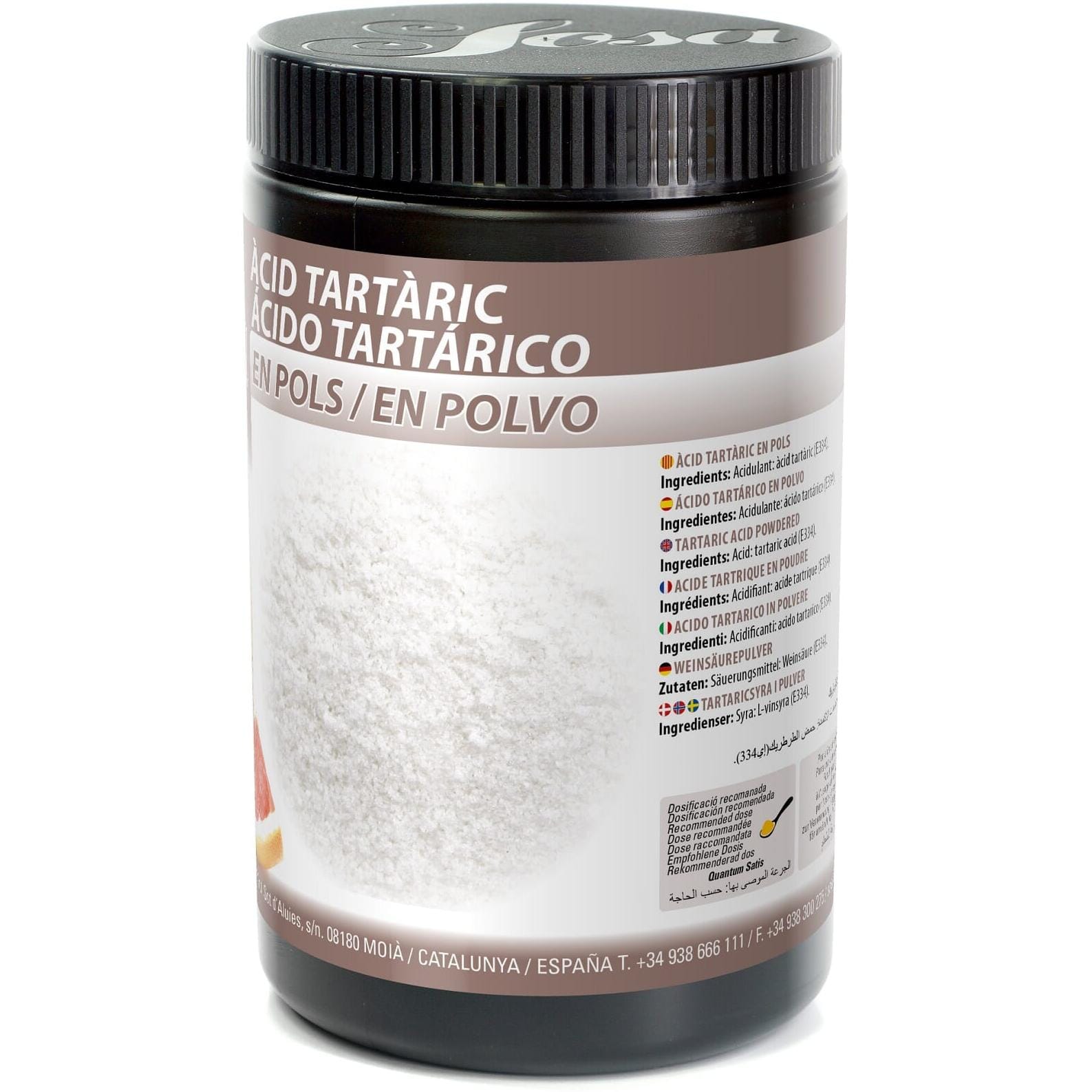 Sosa Tartaric Acid 900g - Kjøpmannen På Nett