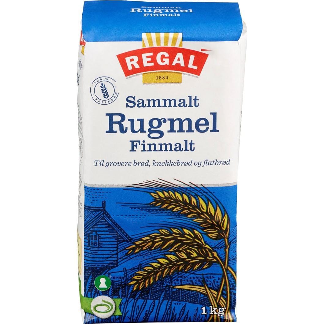 RUGMEL SAMMALT FIN 1KG - Kjøpmannen På Nett