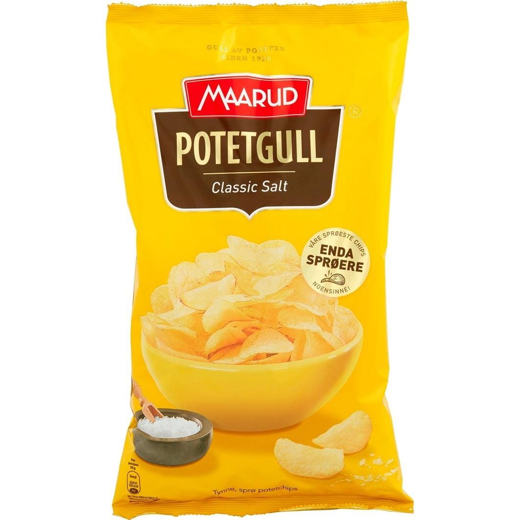 Potetgull Classic Salt 240g - Kjøpmannen På Nett
