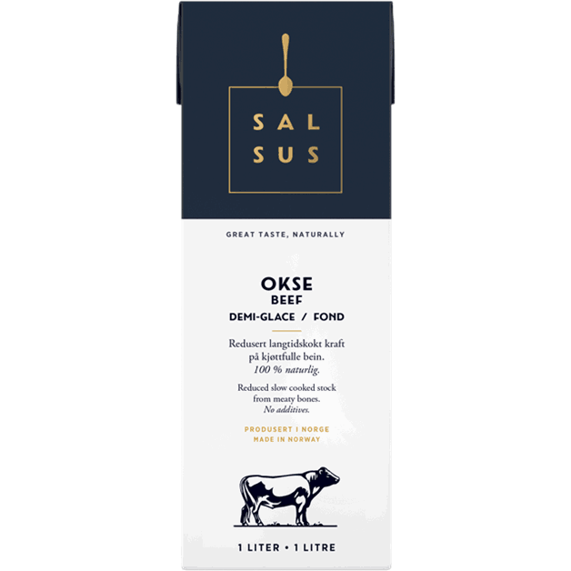 Salsus Okse Demi Glace 1l - Kjøpmannen På Nett
